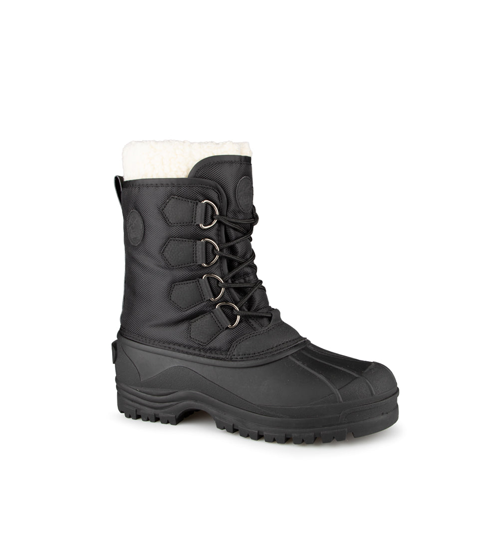 Black Blue Rocky Winter Boots for Men - Snowman Felt – Chaussures POP